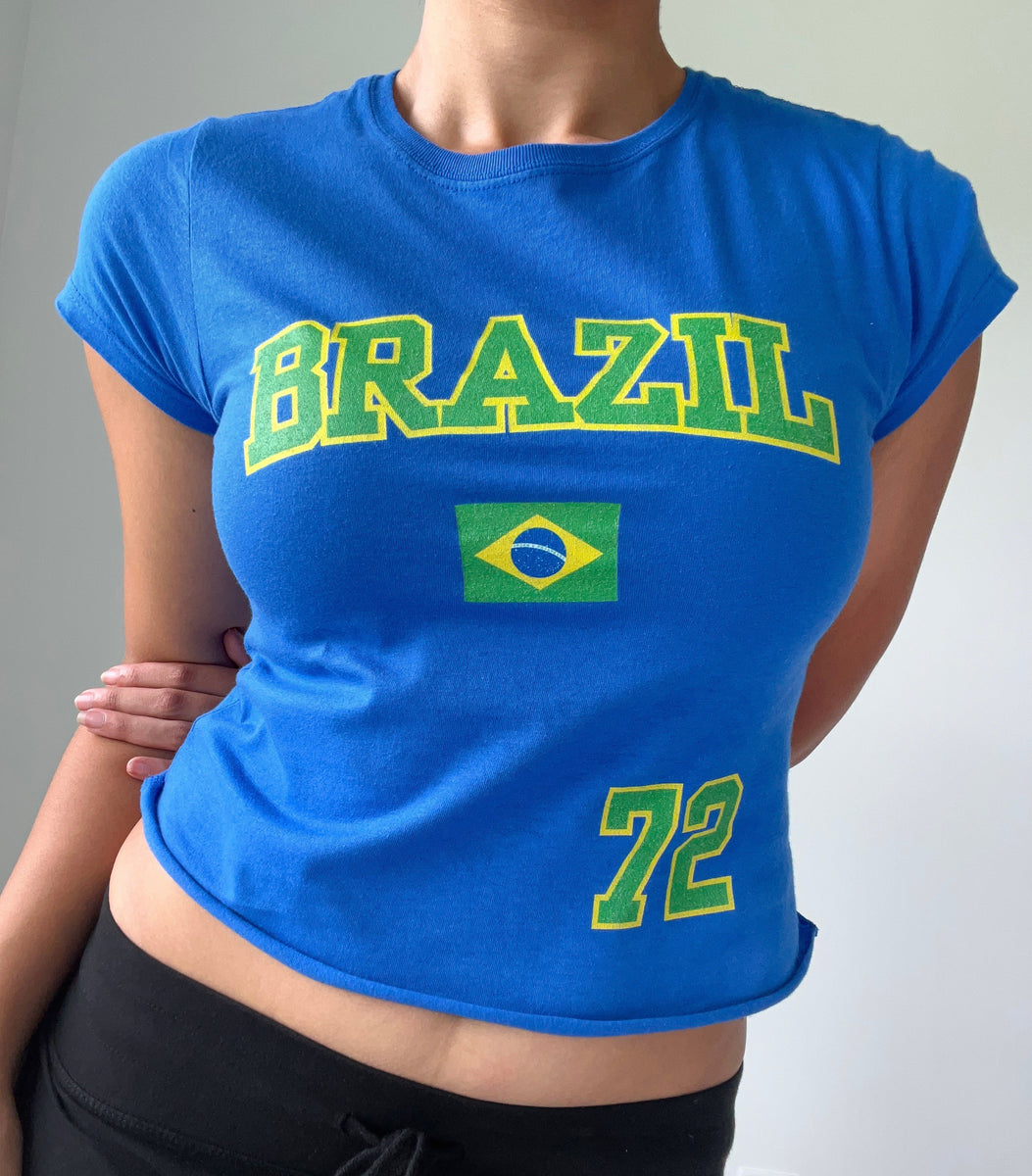 Brazil baby tee (full length) – Bit By Angie