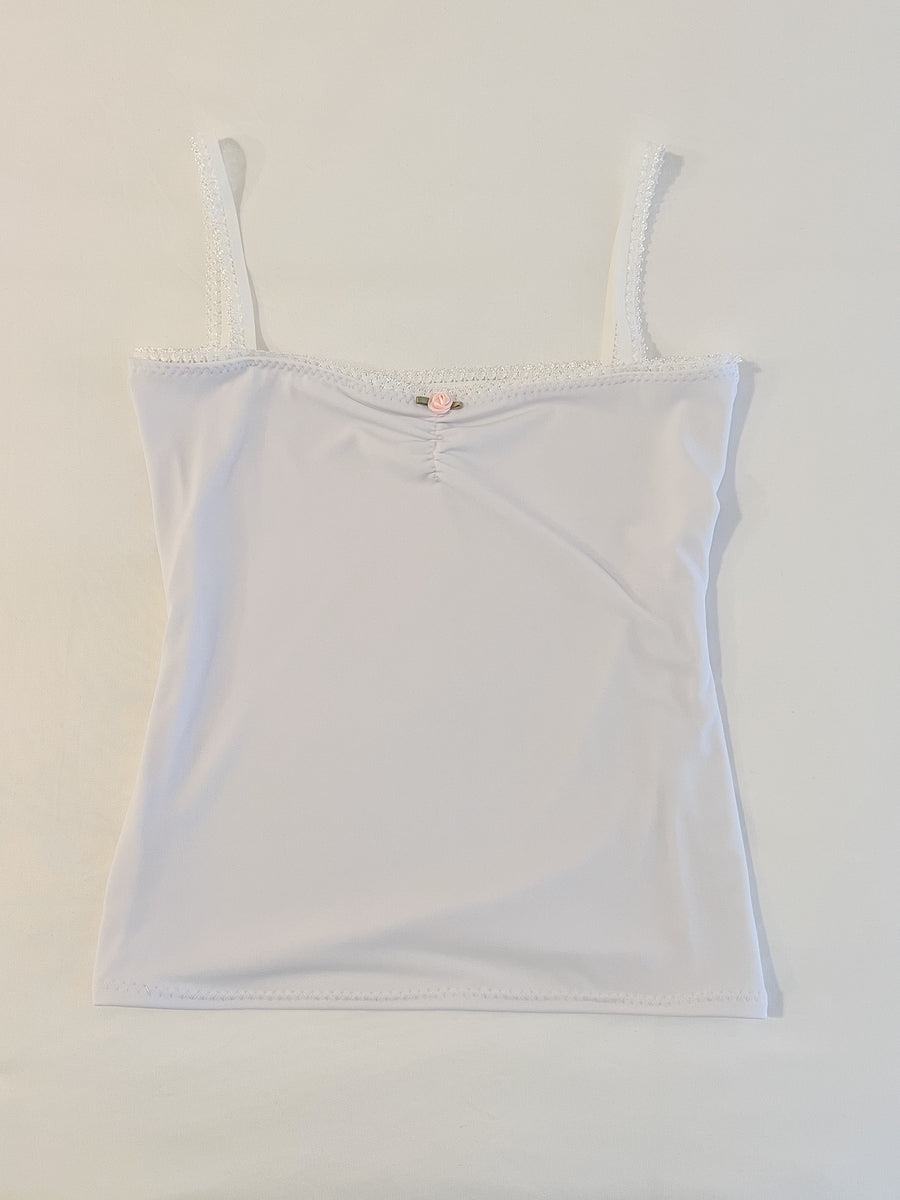 Pricilla cami (White) – Bit By Angie